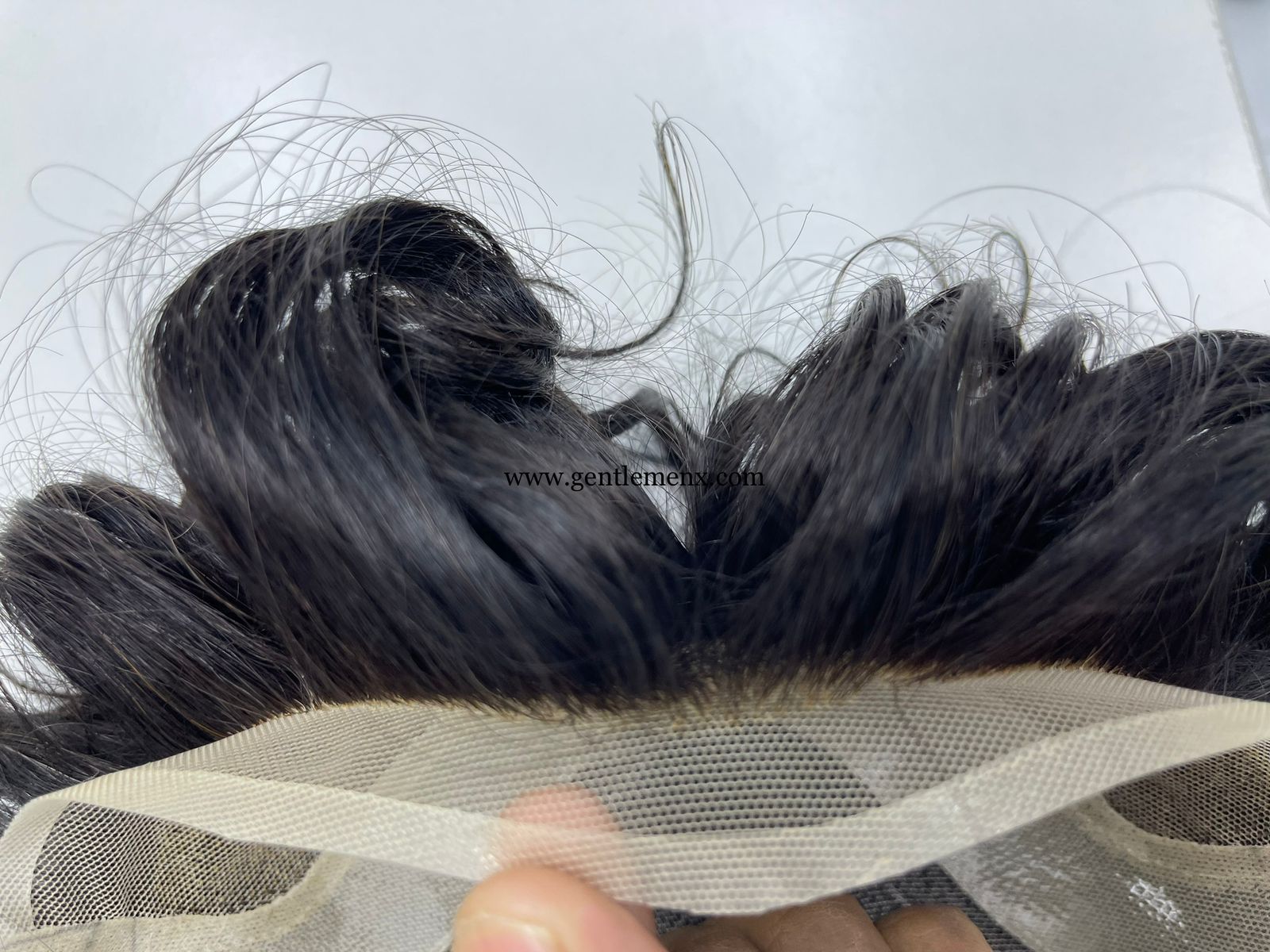 HD+PU Lace Front Hair Systems with Easy Wear Breathable 100% Human Hai ...